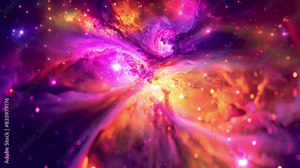 Cosmos universe 4k Cosmos effect. Seamless loop galaxy exploration ...