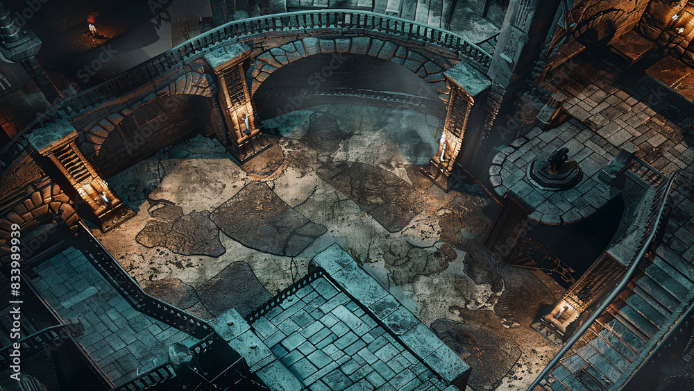 Crypt Battlemap DnD,RPG Map for Dungeons and Dragons,game background ...