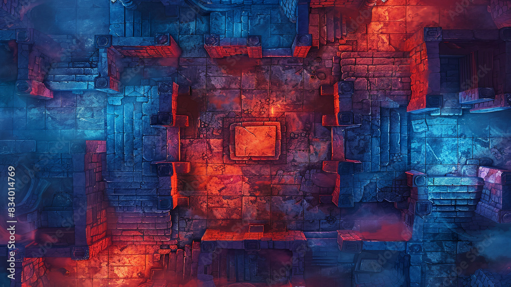 Crypt Battlemap DnD,RPG Map for Dungeons and Dragons,game background ...