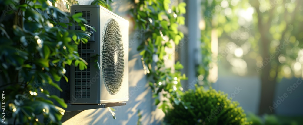 Air conditioning, HVAC. Efficient residential energy, green energy ...