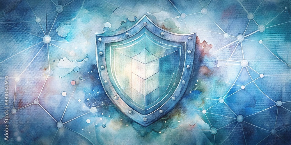 Abstract digital shield protecting data flow in cyber network ...