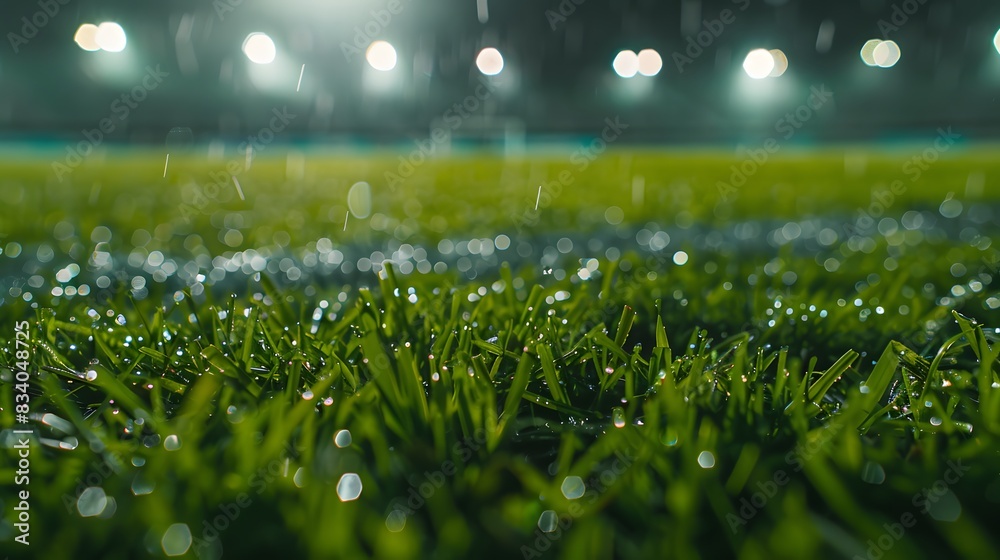 Close up soccer field lines. Background soccer pitch grass football ...