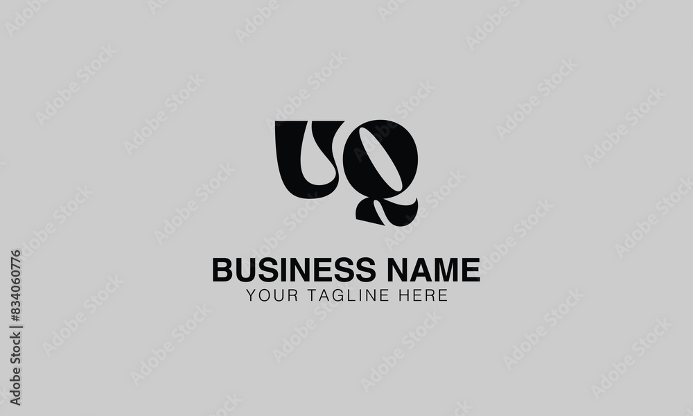 UQ U uq initial logo | initial based abstract modern minimal creative ...