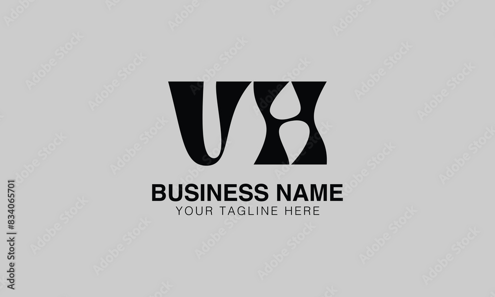 VH V vh initial logo | initial based abstract modern minimal creative ...