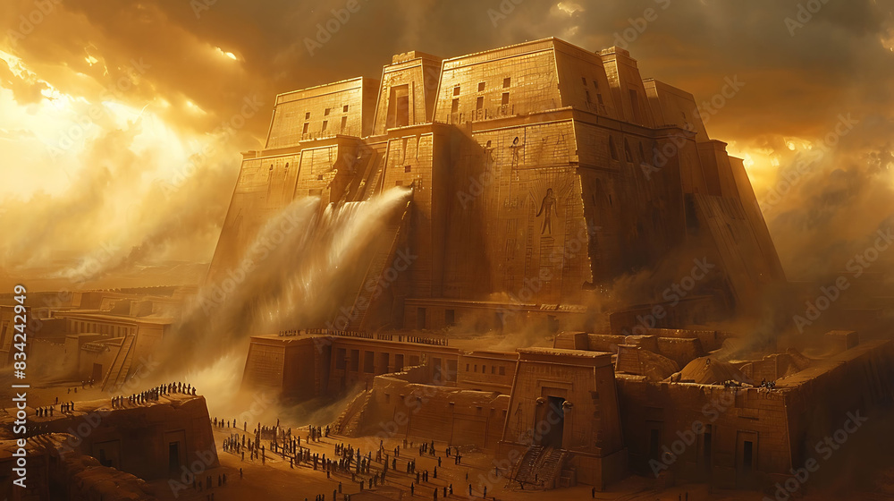 Envision ancient city of Eridu the oldest settlement in Mesopotamia ...