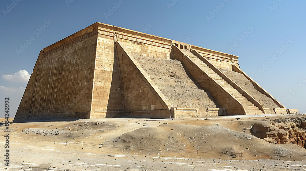 Envision archaeological site of Nippur where the temple complex ...