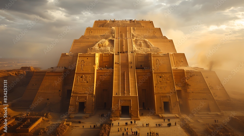 Explore city of Nippur home to the ziggurat of Enlil chief deity of the ...
