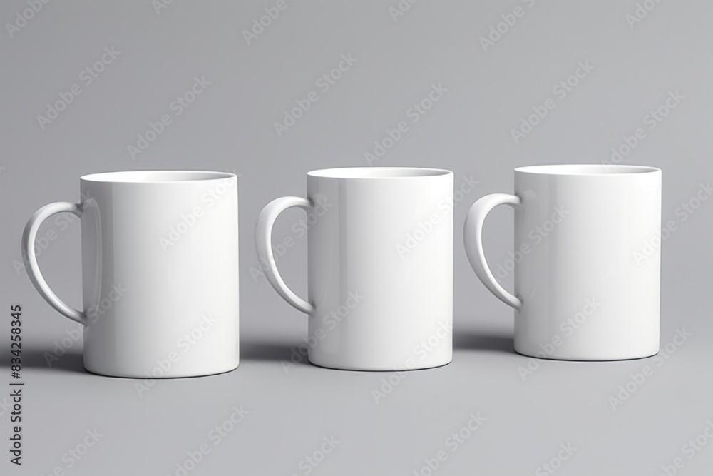Realistic coffee mug mockup. Cup blank mockup. Mug mockup. Classic ...