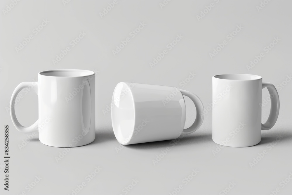 Realistic coffee mug mockup. Cup blank mockup. Mug mockup. Classic ...