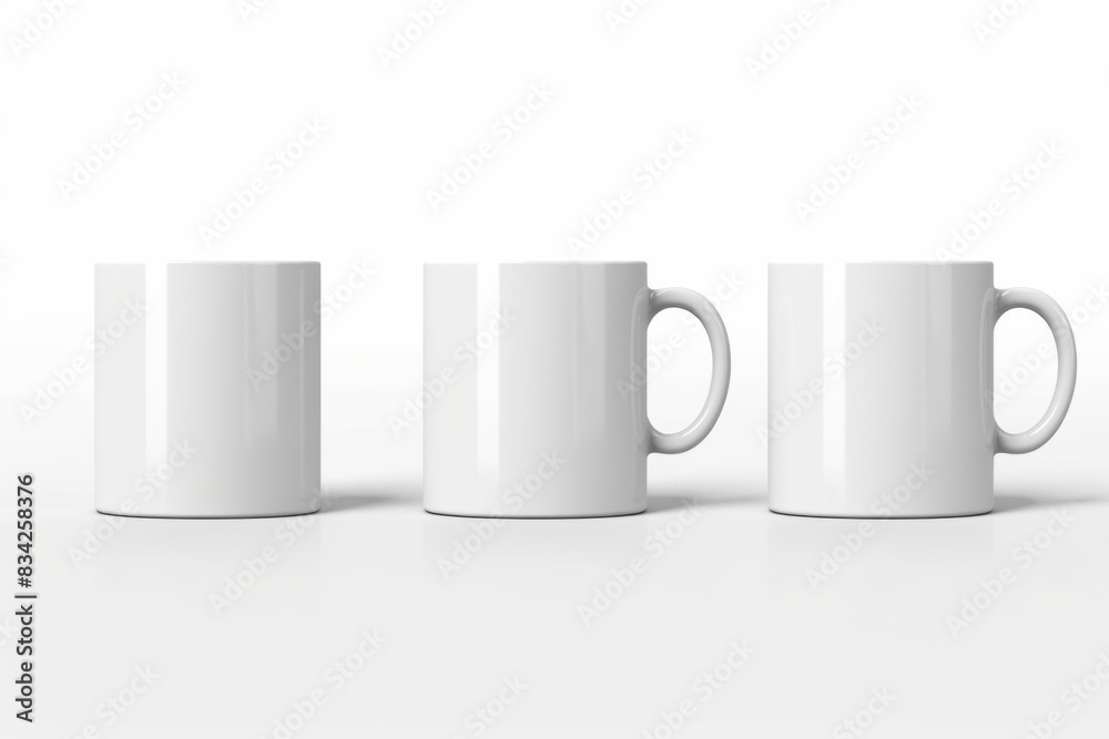 Realistic coffee mug mockup. Cup blank mockup. Mug mockup. Classic ...