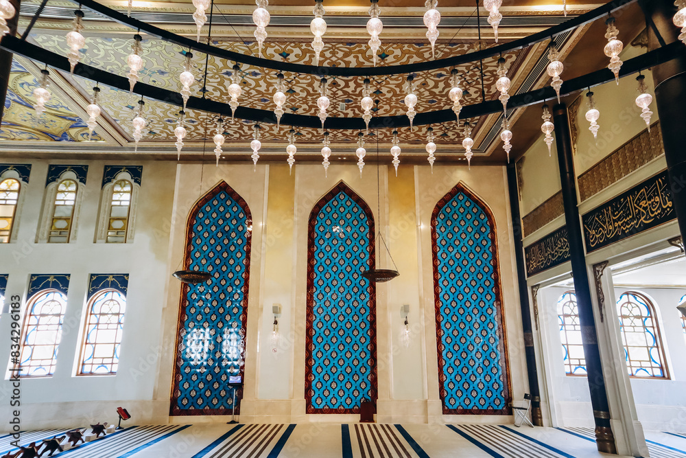 The Katara Mosque, sometimes referred to as the Blue Mosque of Katara ...