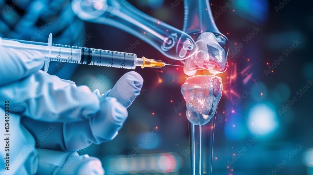 Anatomy Human Knee Joint Treatment, Osteoarthritis Injection, Drug ...