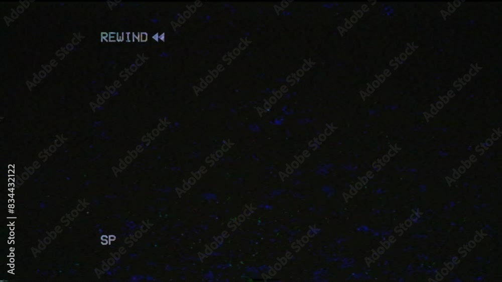 Vídeo do Stock: Vhs K Rewind - mov - VHS Overlay Alpha Matte - Loop ...