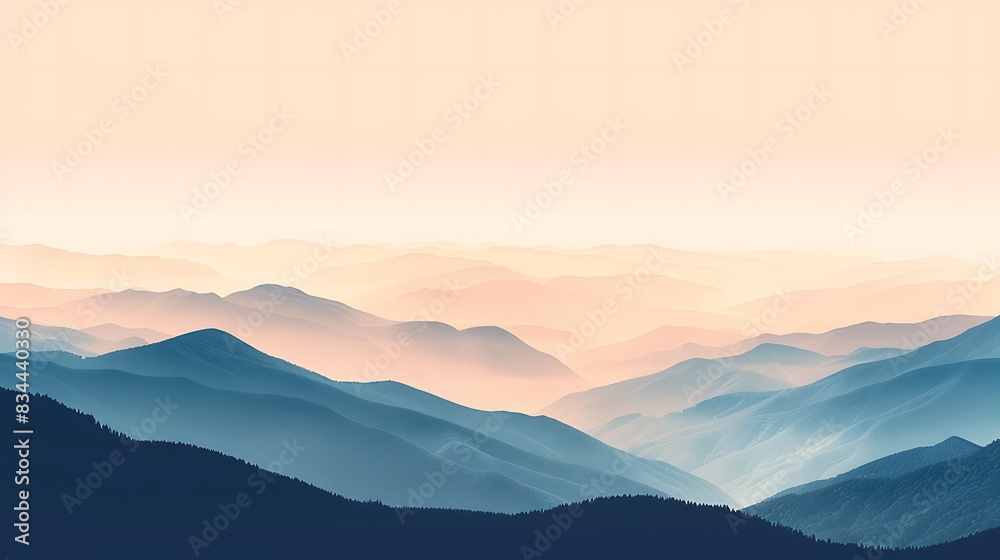 Muted Peak Patterns minimal background, Peak patterns in soft colors ...