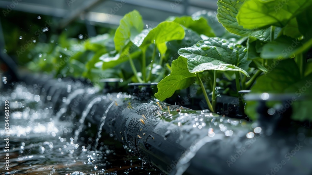 An innovative irrigation system that utilizes rainwater harvested from ...
