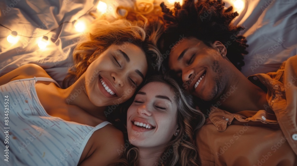 Intimate Bond of a Polyamorous Relationship: 4K HD Wallpaper Reflecting ...