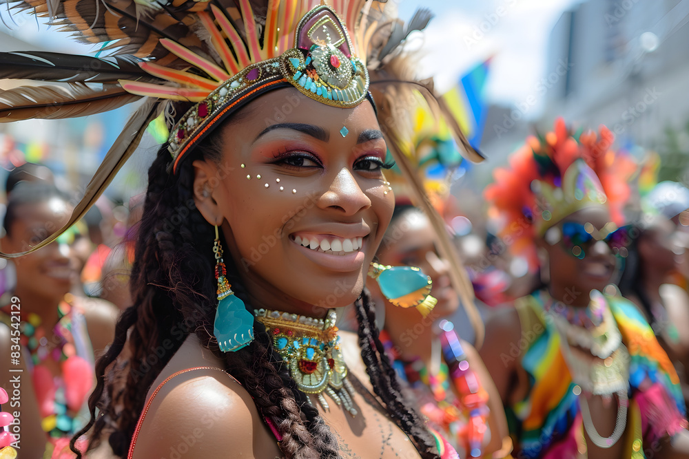 Annual Juneteenth parade featuring a diverse crowd celebrating African ...