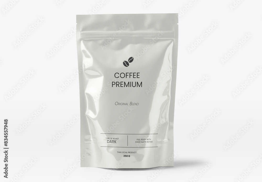 Plastic Pouch Mockup With Generative AI Stock Template | Adobe Stock