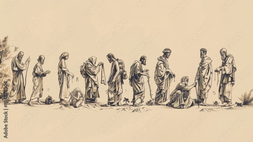 Biblical Illustration of Exodus 8: Plagues of Frogs, Gnats, and Flies ...