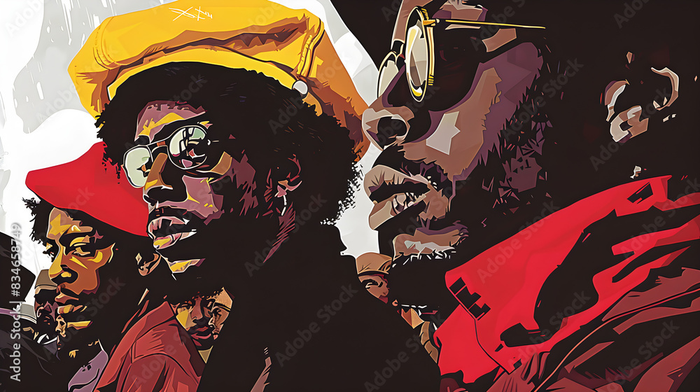 A powerful image representing black history, consciousness, and anti ...