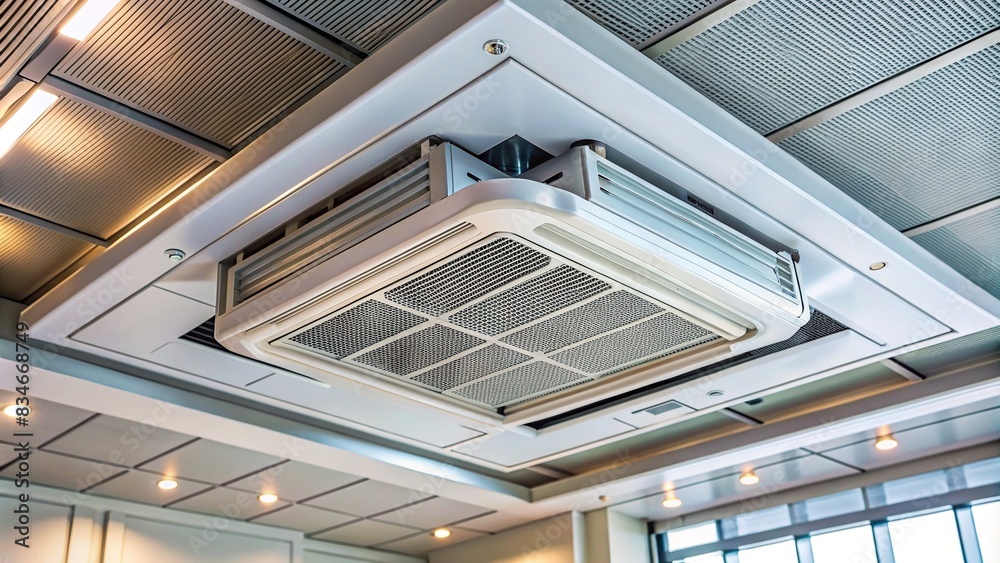Foto de Ceiling mounted cassette type air conditioner for commercial ...