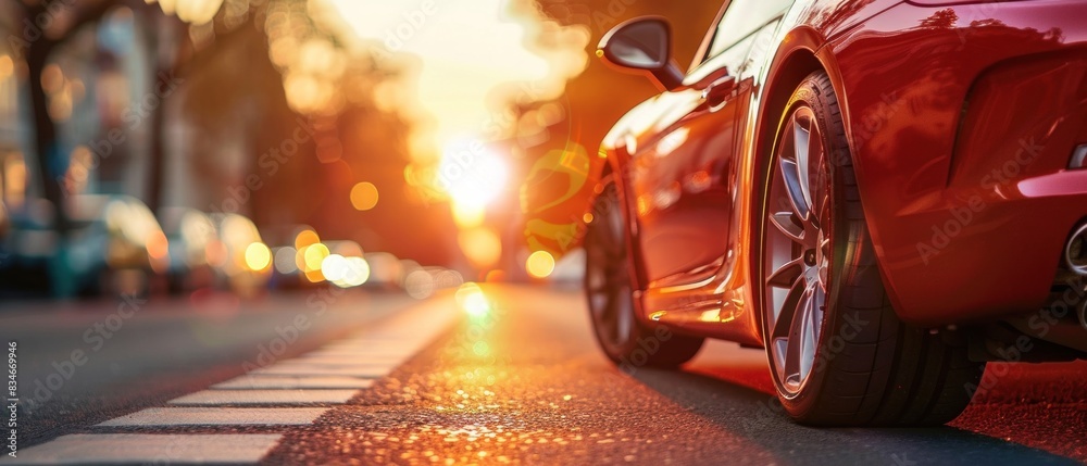 Design a sleek, professional bookmark for promoting a vehicle ...