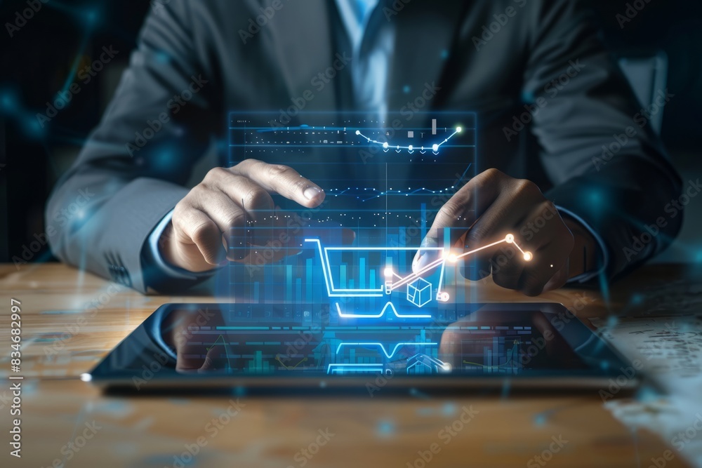 Merchant, touch, transparent screen, Virtual sales, Merchants touch ...