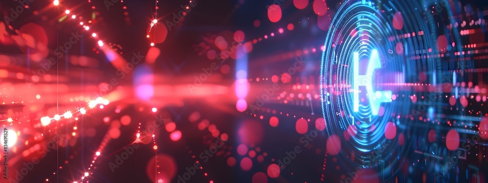 Captivating 3D Rendered Hertz Symbol Representing Frequency and Energy ...