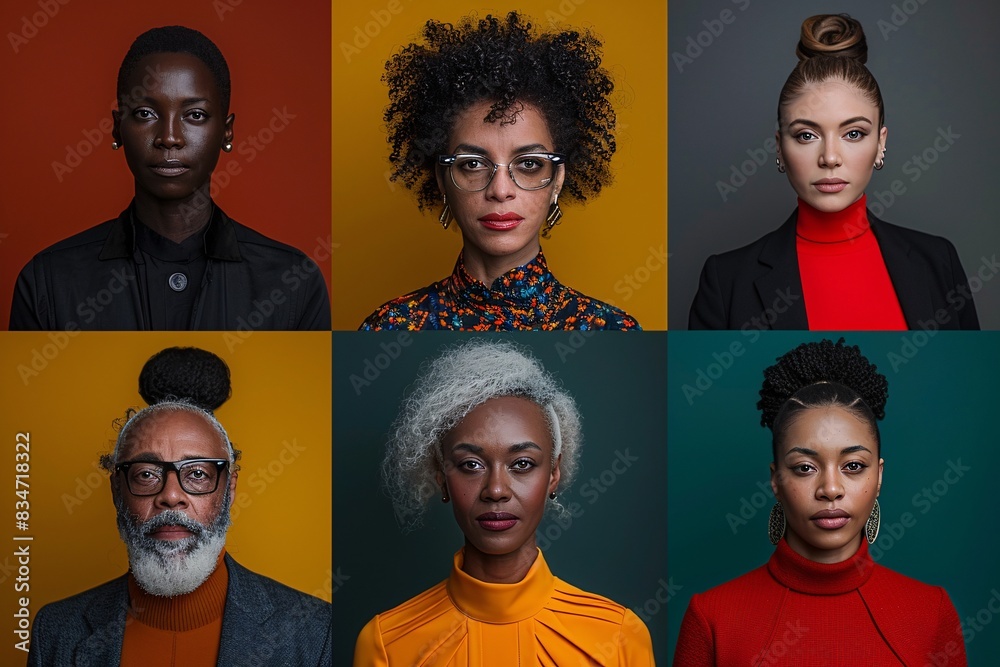 Magazine cover showcasing powerful portraits of individuals from ...