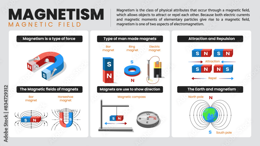 Photo & Art Print Unlocking Magnetism Exploring Magnetic Fields, Types ...
