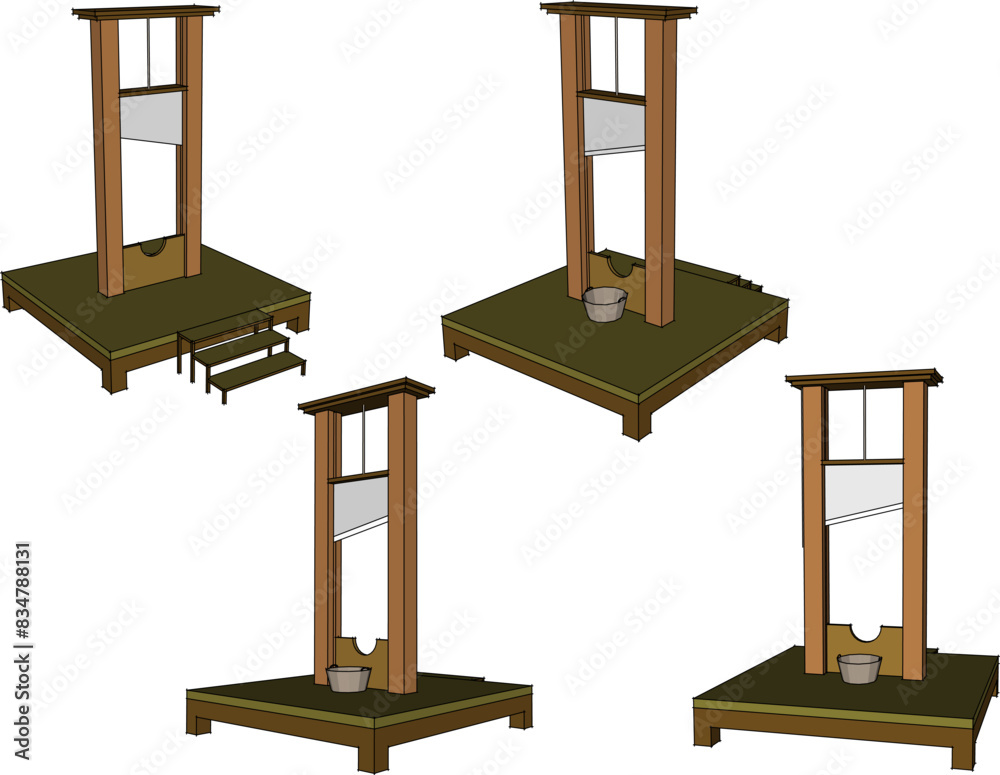 Sketch illustration vector detailed design drawing of punishment ...