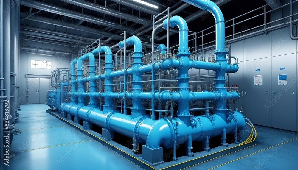 Valves for water pumping systems in power substations for the supply of ...