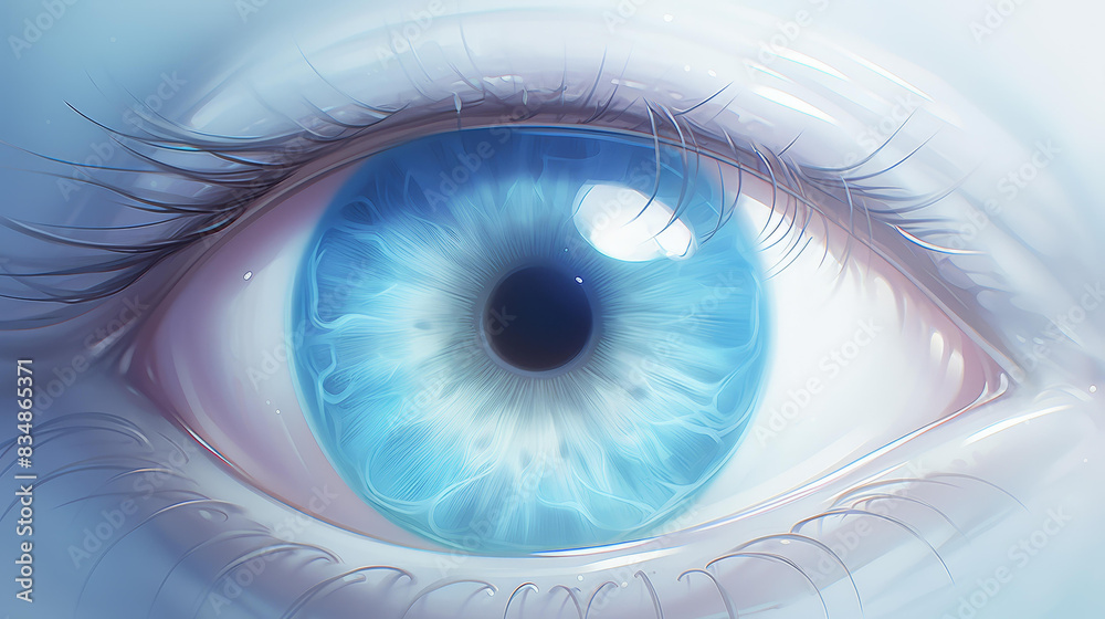 Detailed eye anatomy textures with highquality background for realistic ...