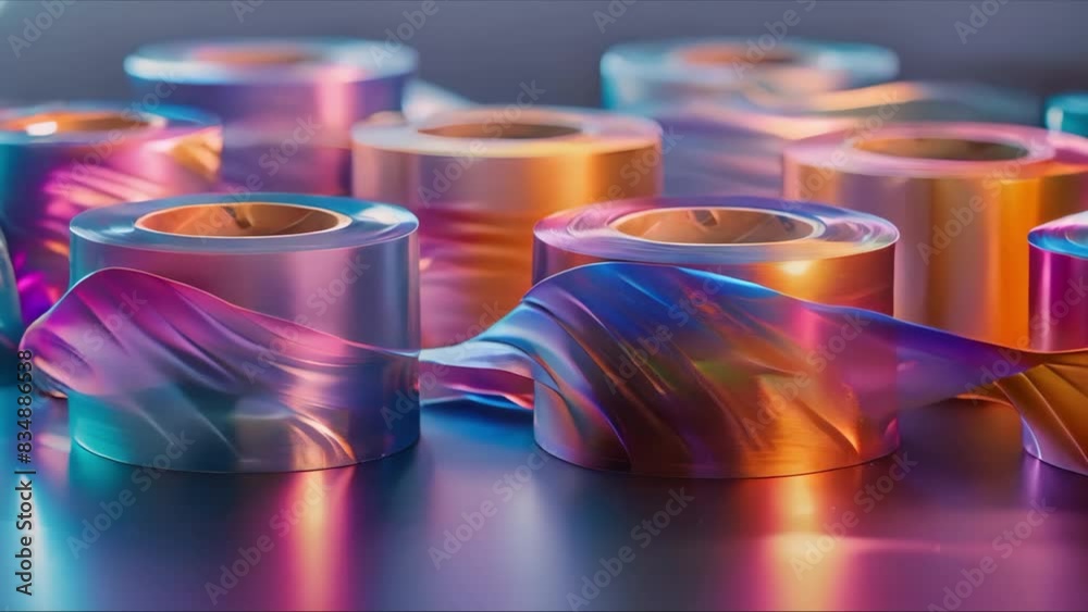 Variety of Modern Designs and Textures in Holographic Iridescent ...