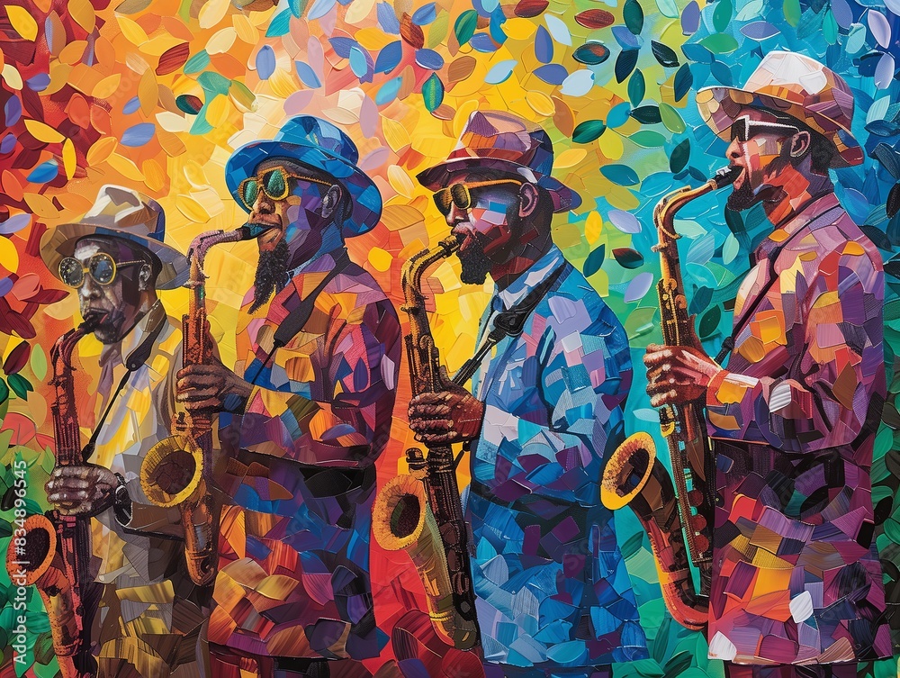 Harlem Renaissance: A vibrant scene capturing the spirit of the Harlem ...