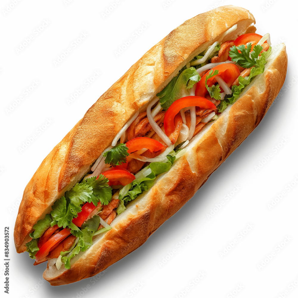PSD Vietnamese banh mi bread on a transparent background 4 Stock Photo ...