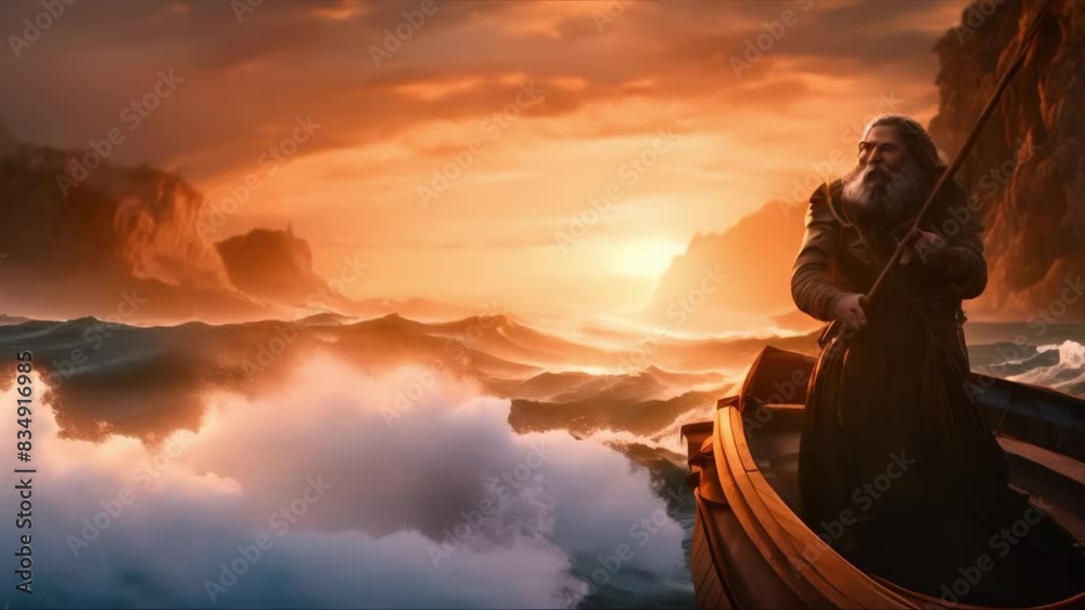 Odysseus confronts divine creatures and challenges during legendary ...