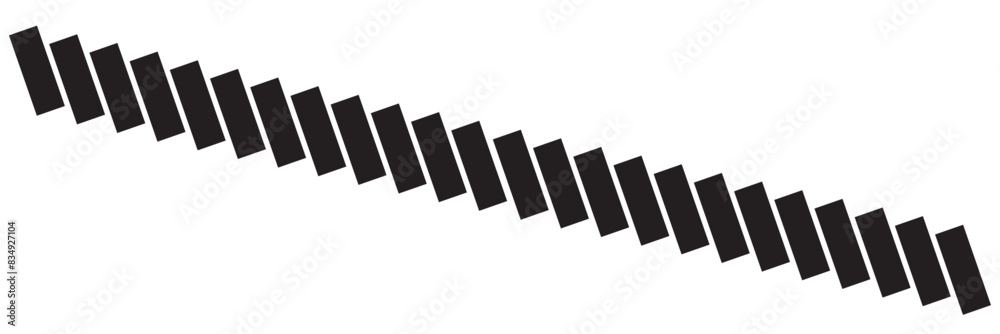 Diagonal parallel lines divider strip. Slash line. Border with diagonal lines. Diagonal parallel ...