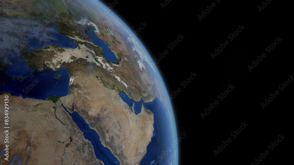 Fly Zoom into Lebanon, Beirut, Tripoli, through space to see the ...