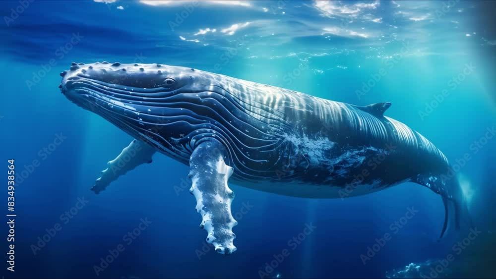 Capturing the Essence of a Humpback Whale in the Blue Ocean: A National ...