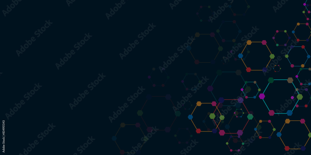 Vectors Digital technology and science background, Abstract futuristic ...