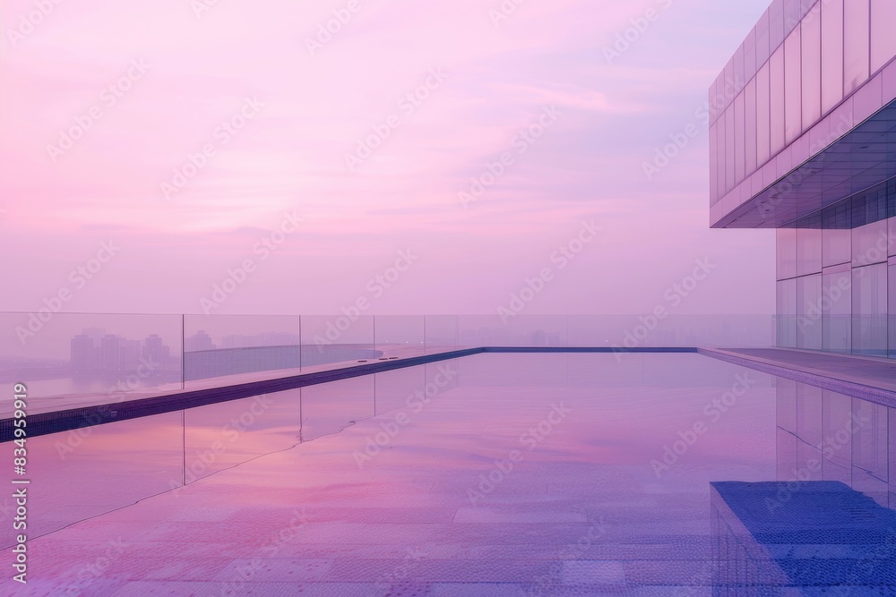 Close friends in a skyscraper pool happy living edge luxury vacation ...