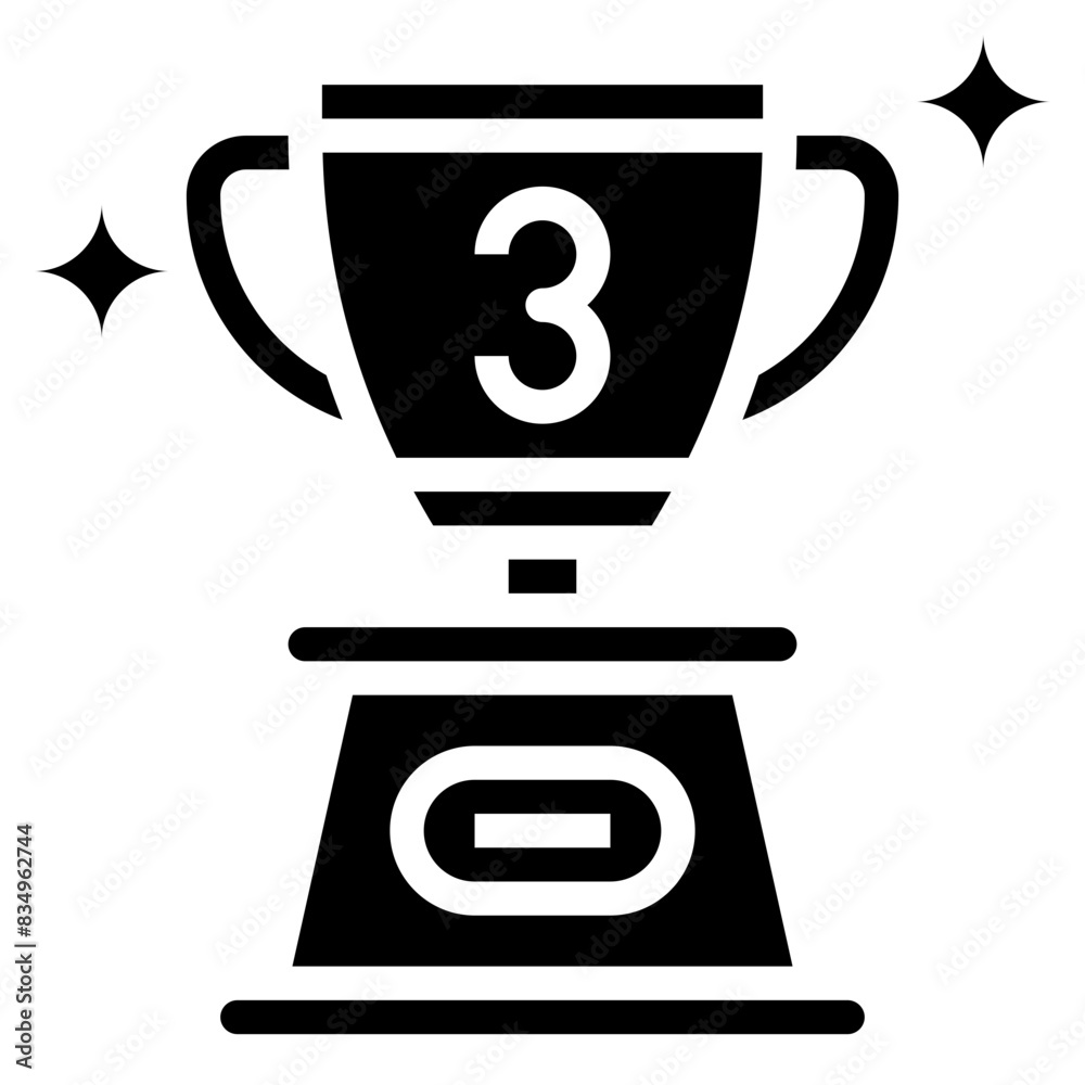 TROPHY,competition,cup,award,champion,3st place.svg Stock Vector ...