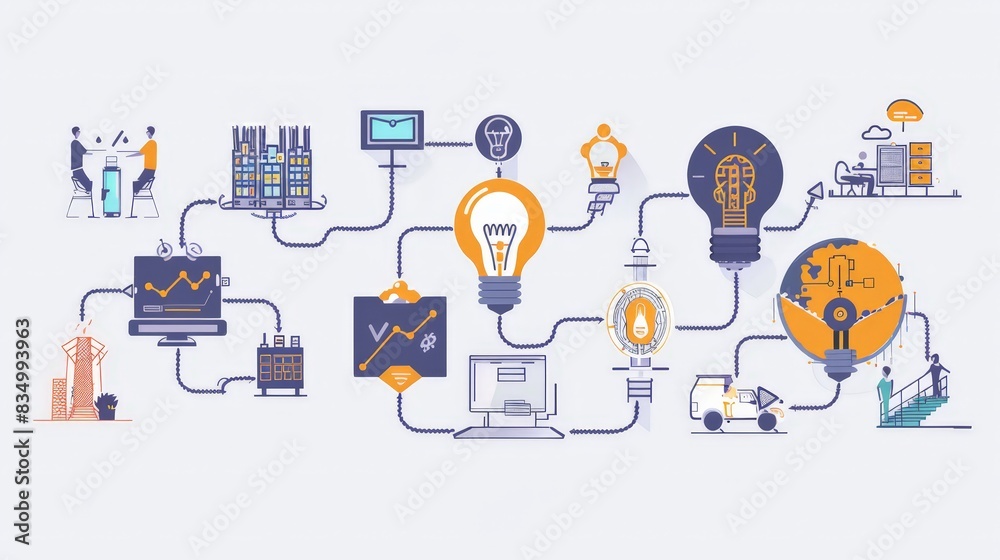 Create an infographic on the different types of innovation: product ...