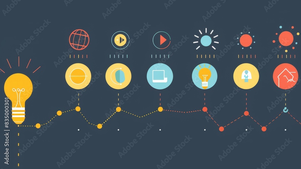 Design a visual representation of the innovation lifecycle. Explain the ...