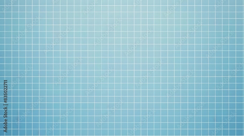 seamless blue chart paper background with a crisp square grid pattern ...