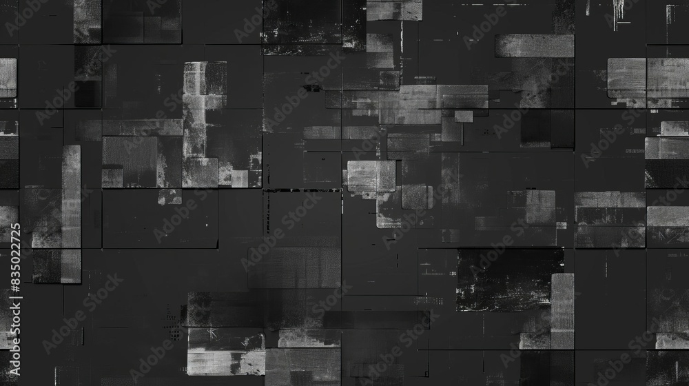 seamless black and white tv static noise pattern tileable retro video ...