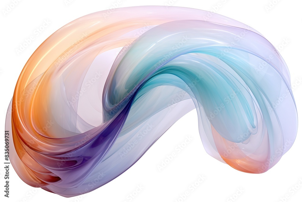 Colorful holographic 3d flow shape for modern Christmas backgrounds ...