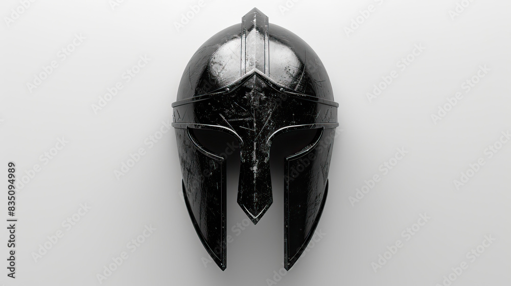ภาพประกอบสต็อก Ostrogoth warrior helmet illustration, modern graphic ...