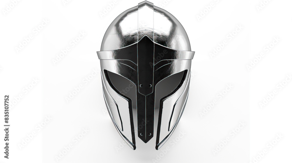 Visigoth warrior helmet illustration, modern graphic design, isolated ...